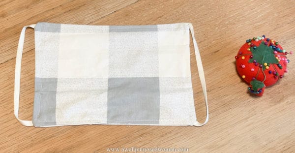 How to sew a DIY Face Mask - A Well Purposed Woman