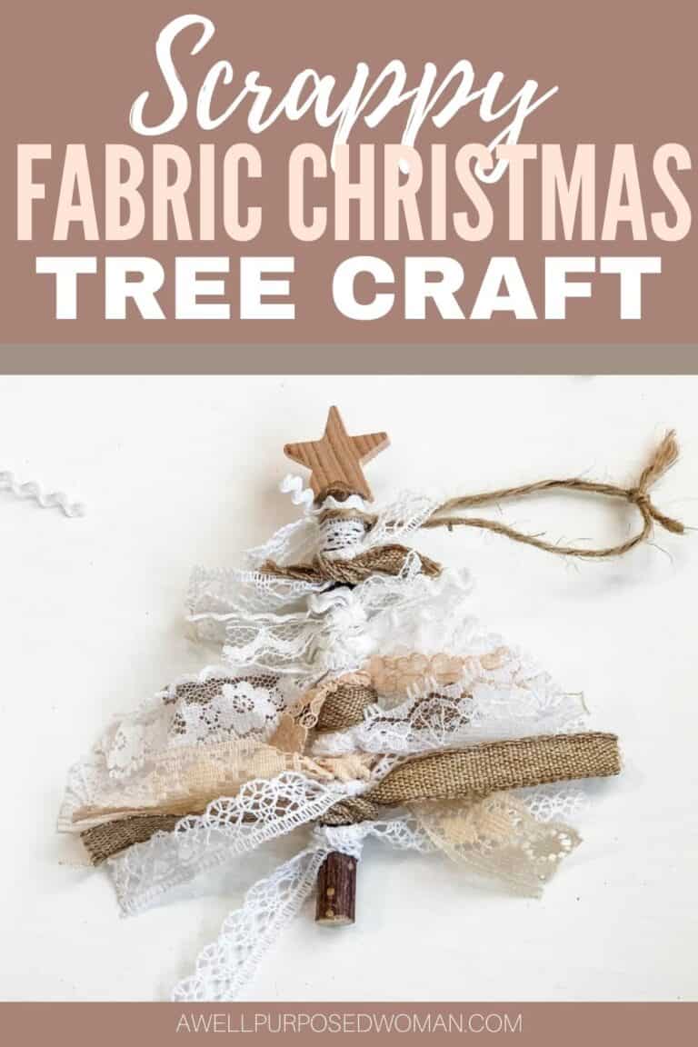 How to Make Scrap Fabric Christmas Tree Ornaments - A Well Purposed Woman