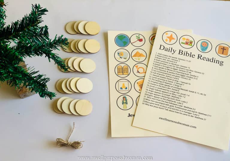 How to make a DIY Jesse Tree Ornaments (Free Printable) - A Well ...