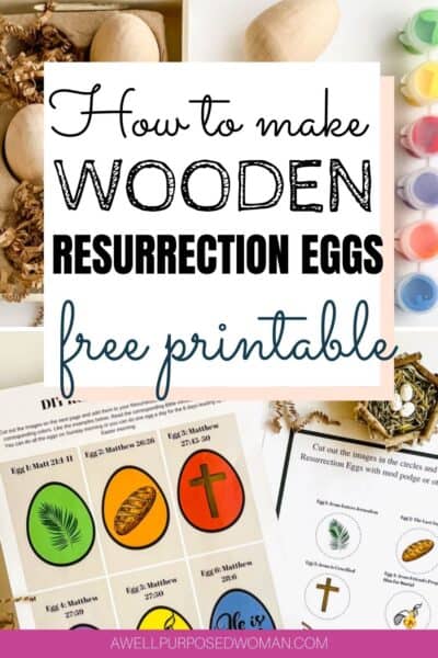 How to make Wooden Resurrection Eggs (Free Booklet) - A Well Purposed Woman